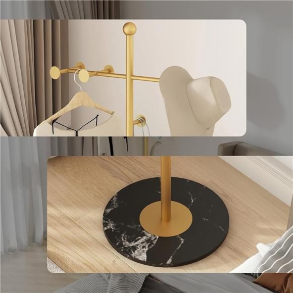 Storage & Organization | Gold Coat Rack Modern Metal Coat Racks Free ...